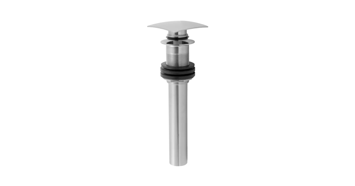 Jaclo 824-PCH Finger Touch Square Lavatory Drain - Less Overflow ...