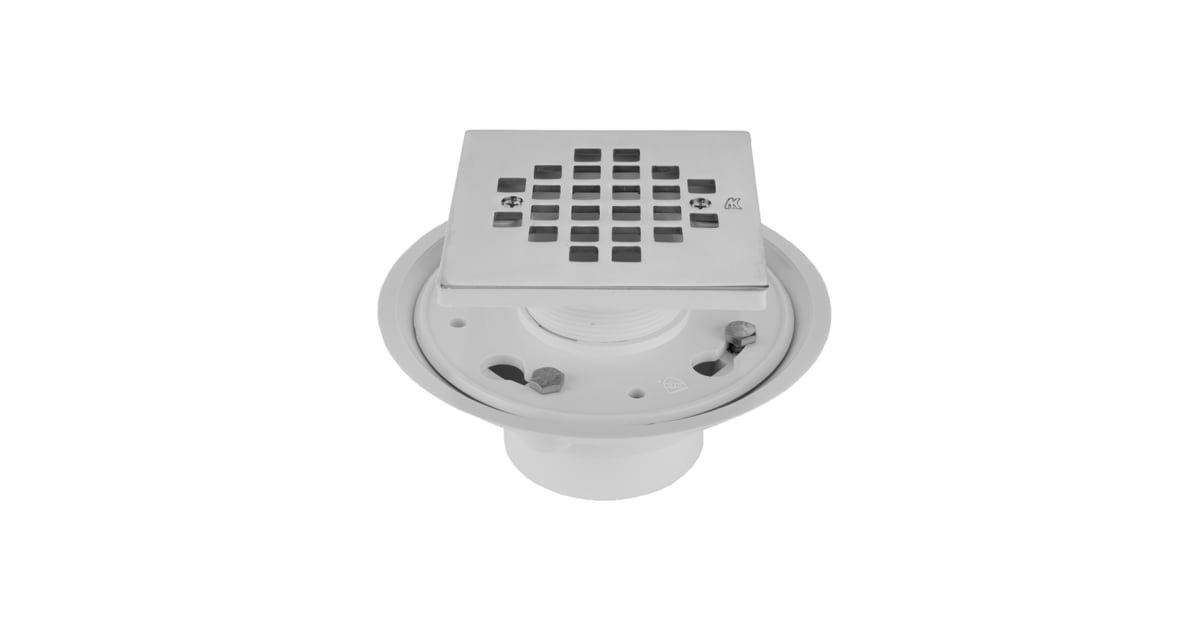 Jaclo 86564-CB 2" or 3" PVC Complete Square Shower Drain | Ferguson Home