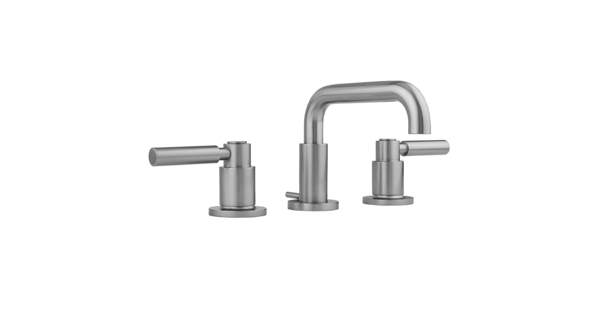 Jaclo 8882-L-MBK Downtown Contempo 1.5 GPM Widespread Bathroom Faucet ...