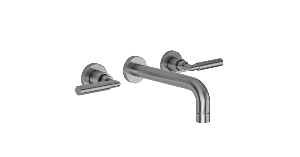 Jaclo 9880-W-WT459-TR-PCH Contempo Wall Faucet with Lever Handles ...