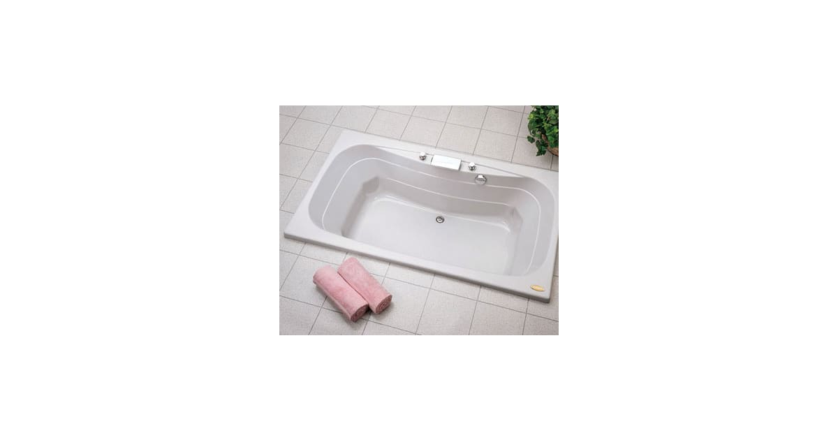 Jacuzzi D578958 Signa 5 Foot Three Wall Alcove Soaking Tub | Build.com