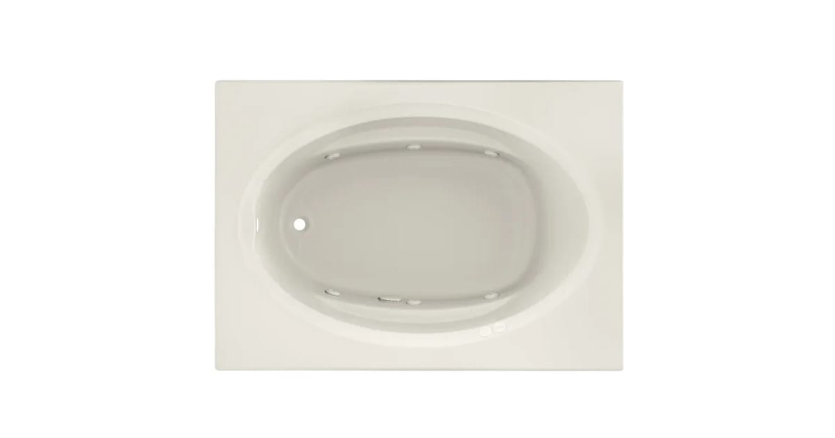 Jacuzzi NA45969 60" x 42" Signature Drop In Whirlpool Bathtub with 6 ...