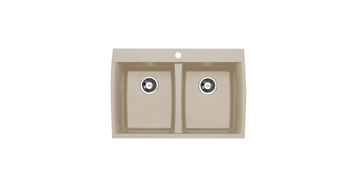 Jacuzzi AS-GX20RHUSSK Astracast® Granite Composite Double Basin Dual ...
