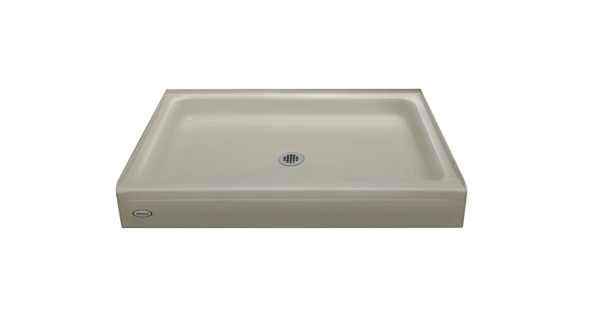 Jacuzzi CAY4834SCXXXXA Cayman 34" x 48" Single Threshold Shower Pans ...