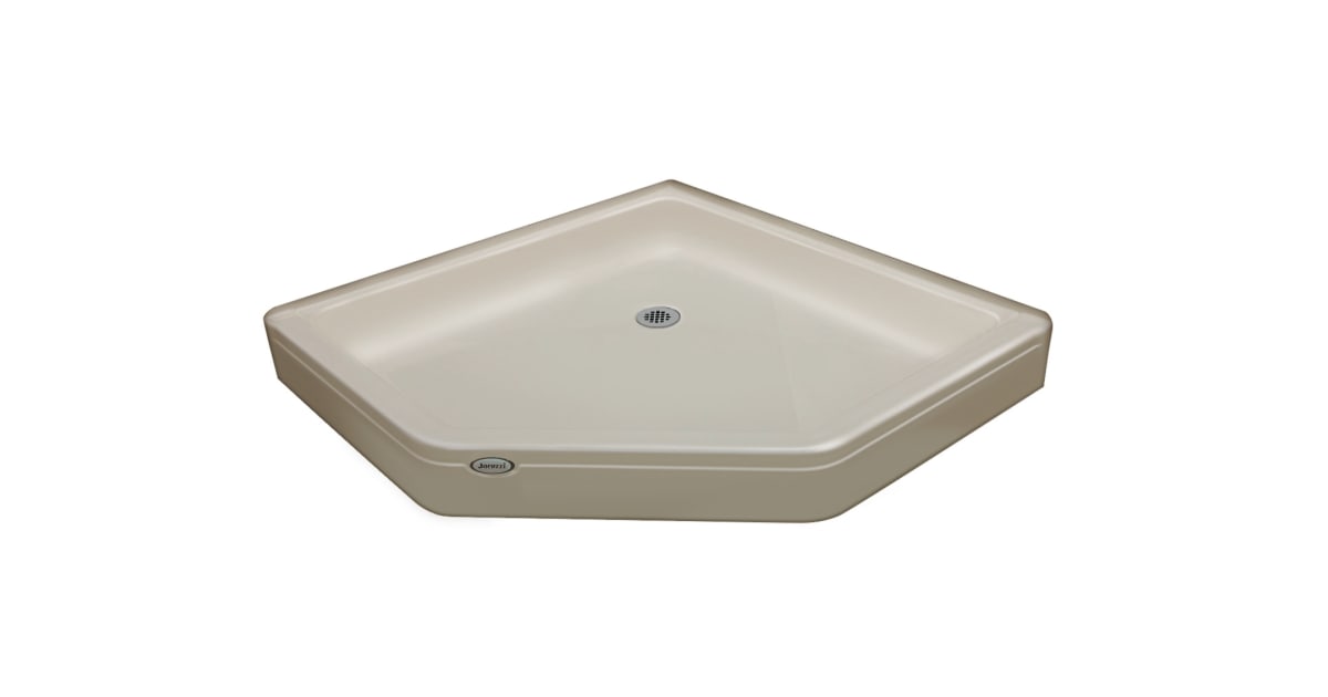 Jacuzzi CAY4848SNXXXXA Cayman 48" x 48" Neo-Angle Shower Pans with ...