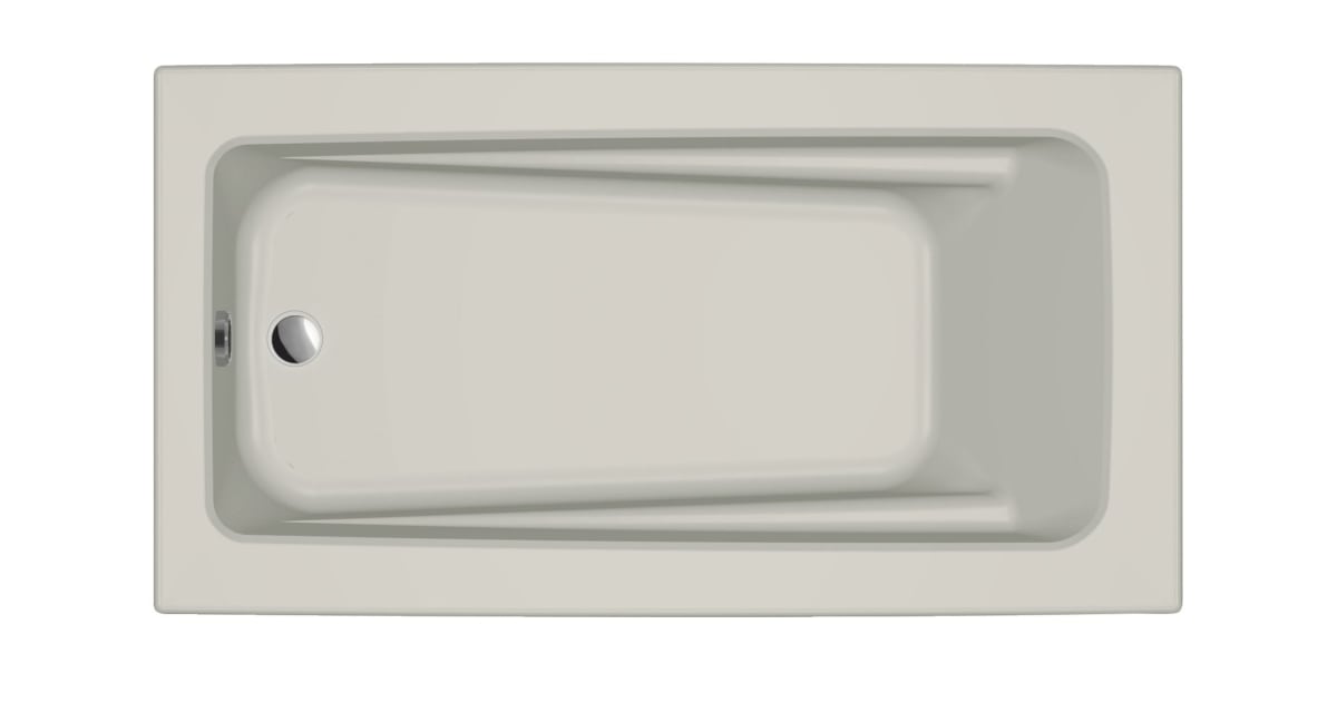 Jacuzzi P1D6032BUXXXXY Primo 60" Drop In Acrylic Soaking Tub with ...