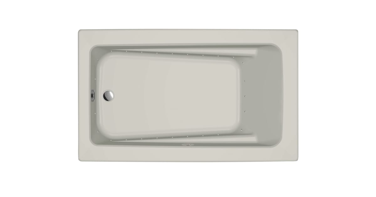 Jacuzzi P1D6036ALR2XXY Primo 60" Drop In Acrylic Air Tub with Left ...