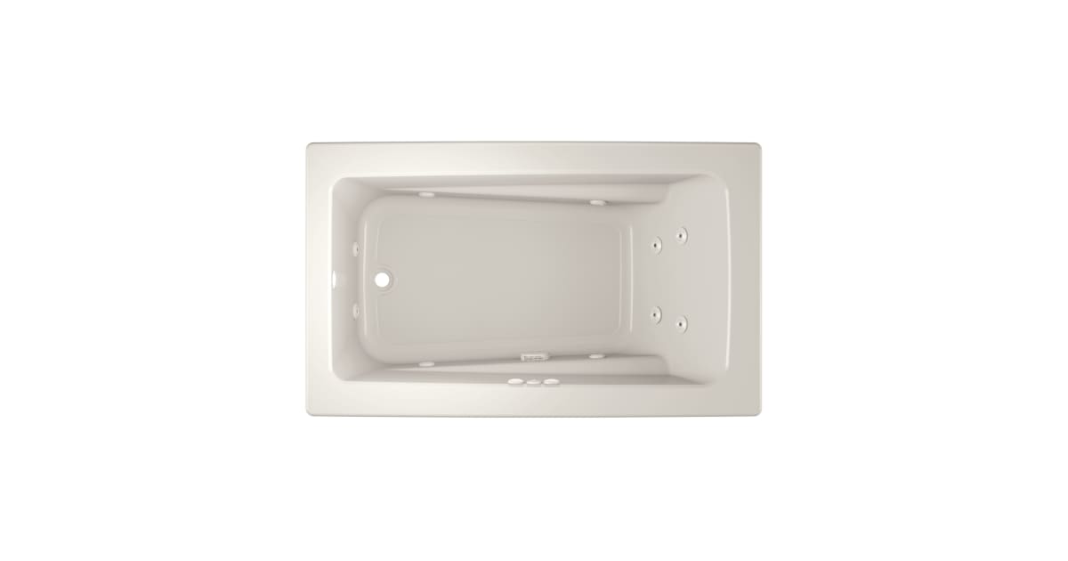 Jacuzzi P1D6036WLR1XXY Primo 60" Drop In Acrylic Whirlpool Tub with ...