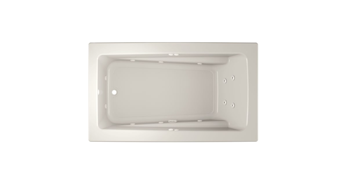 Jacuzzi P1D7242WLR1HXY Primo 72" Drop In Acrylic Whirlpool Tub with ...