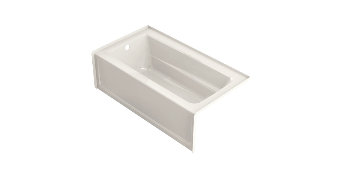 Jacuzzi P1S6030BLXXXXY Primo 60" Three Wall Alcove Acrylic Soaking Tub ...