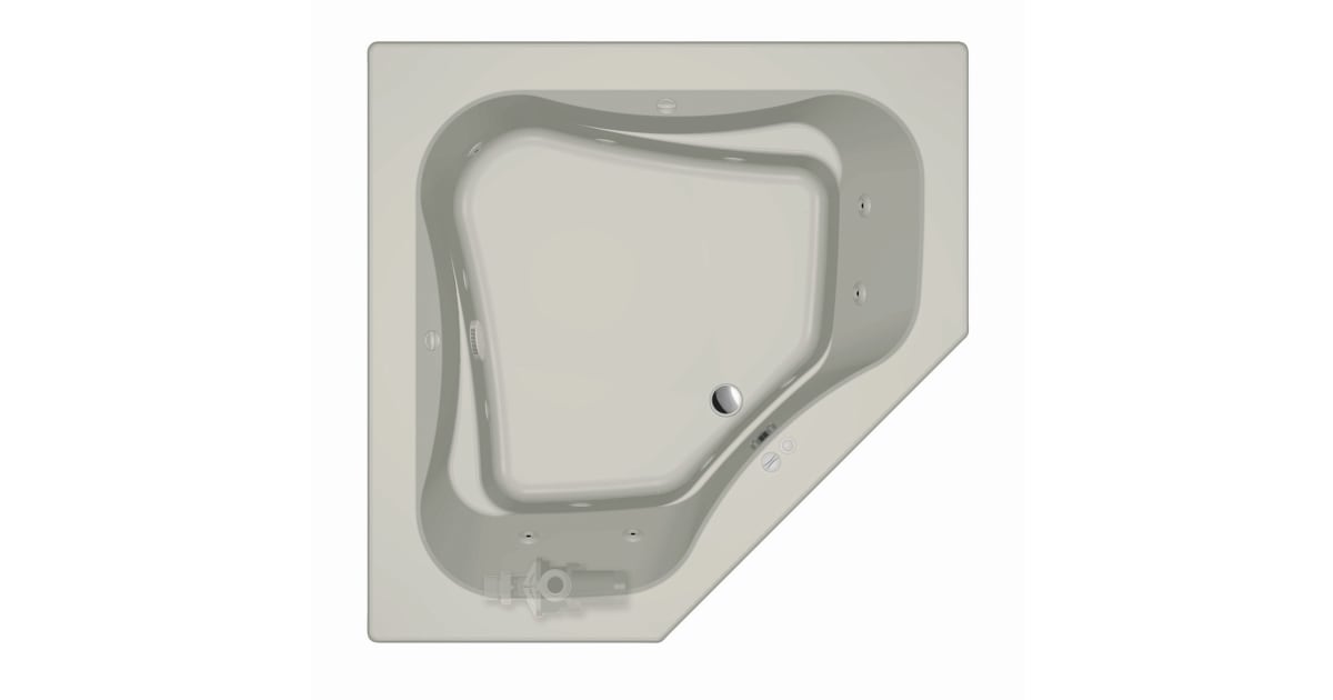 Jacuzzi P5D6060WCL1HXY Primo 60" Drop In Acrylic Whirlpool Tub with ...