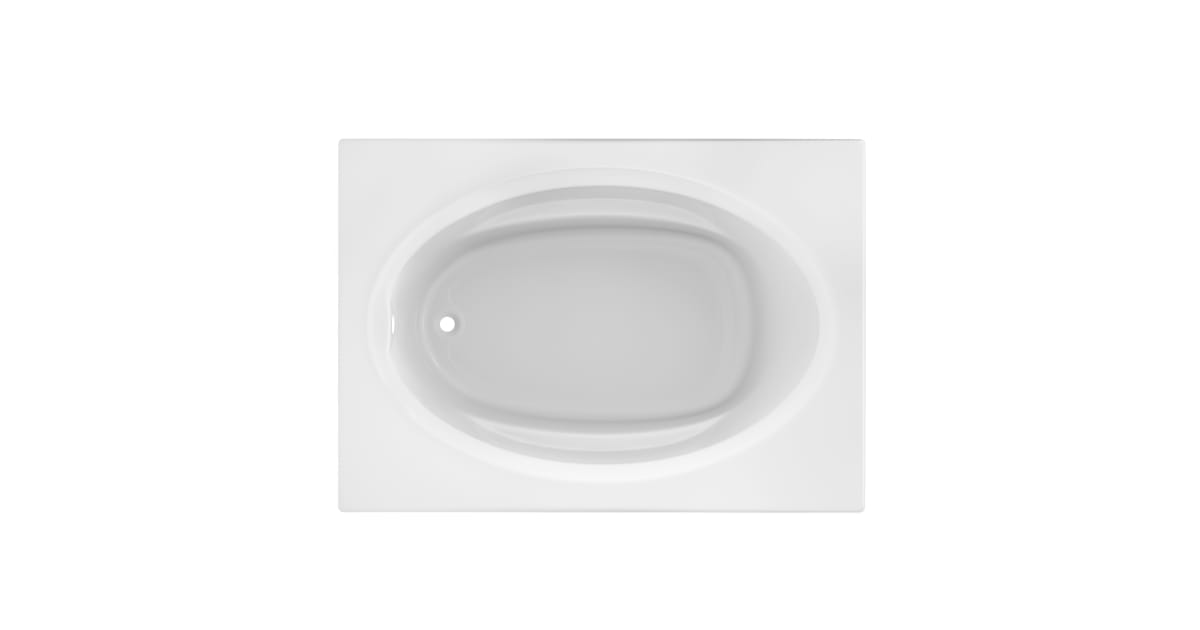 Jacuzzi R4D6042BUXXXXW Projecta 60" Drop In Acrylic Soaking Tub with ...
