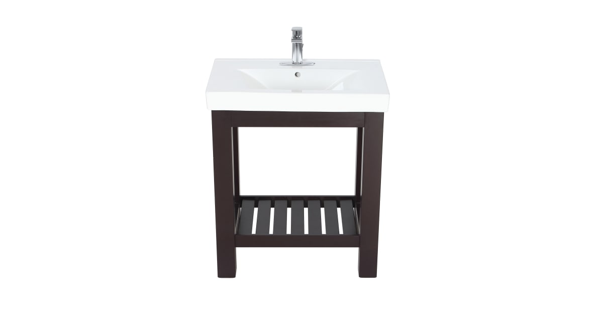 Jacuzzi RAZ30ES Razzo 30" Free Standing Single Basin Vanity Set with ...