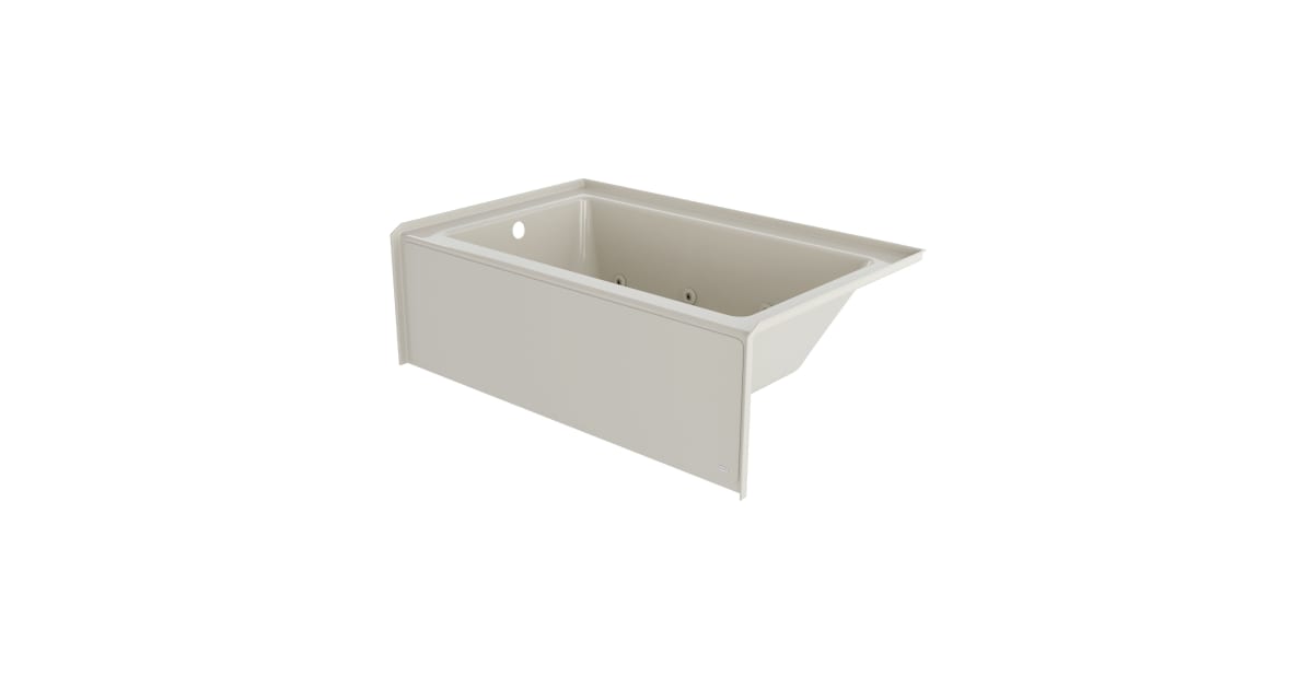 Jacuzzi T1S6036WLR1HXY Projecta 60" Three Wall Alcove Acrylic Whirlpool ...