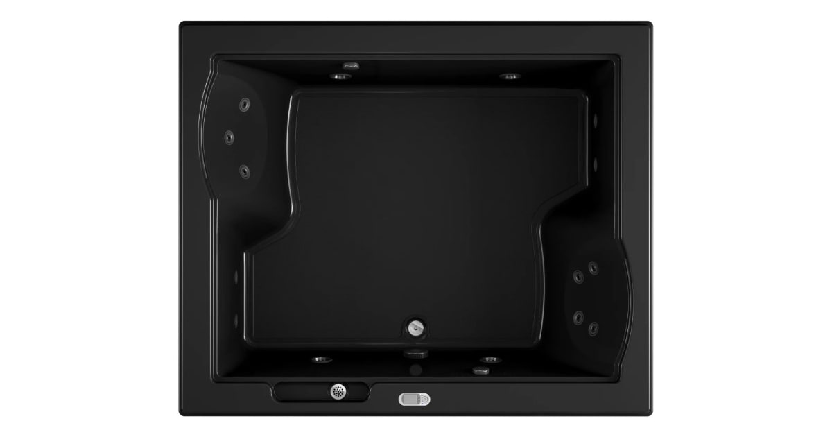 Jacuzzi KN35917 72" x 60" Fuzion Drop In Luxury Whirlpool Bathtub with ...