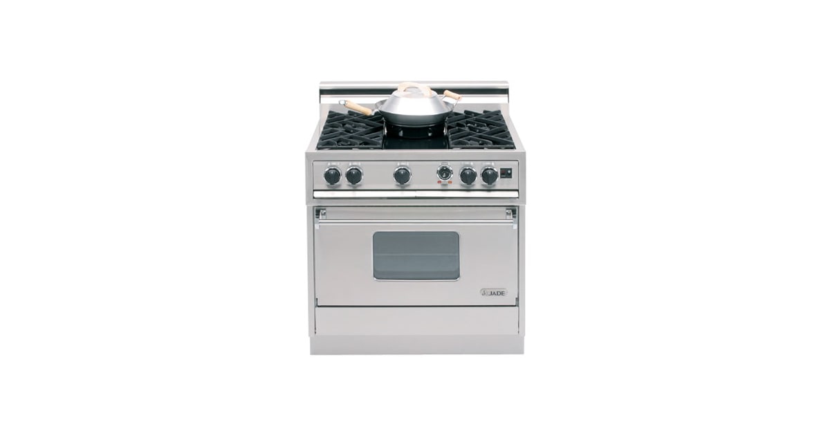 Jade 36" Gas Range with 4 Burners and Wok Burner/with Wok | Ferguson Home