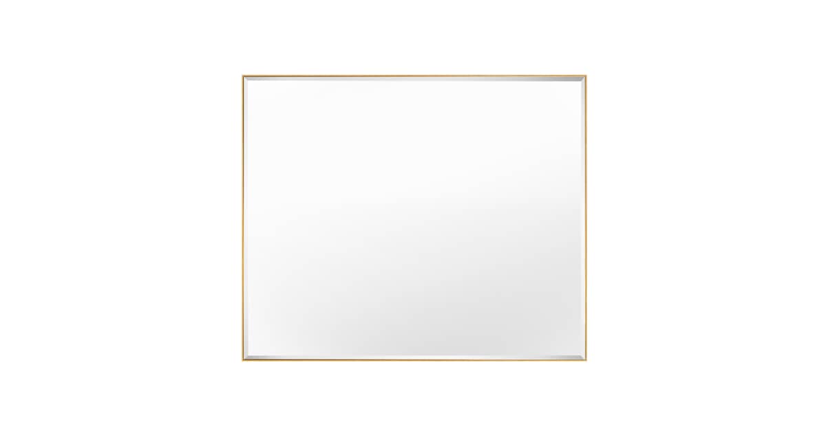 James Allan BOMIR86655 Brio Reflections 30"W x 36"H Rectangular Beveled ...