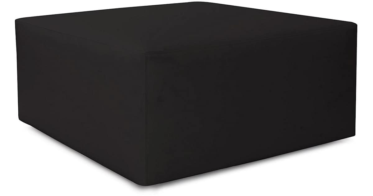 James Allan HEOF22309-BK Florie Square Ottoman Cover - Cover Only ...