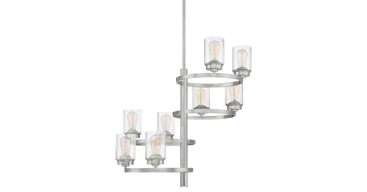 James Allan MVCH7895BN McCone 8 Light 28-1/4" Wide Ring Chandelier with ...