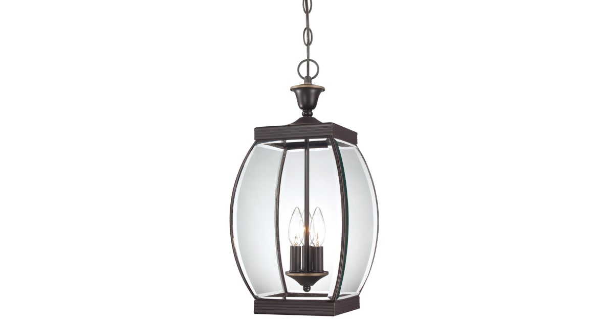 James Allan MVP4535MBZ Barber 3 Light 9" Wide Outdoor Pendant Lantern ...