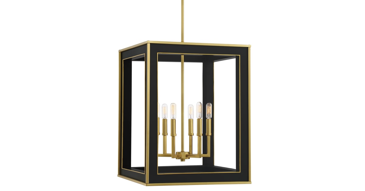 James Allan MVP7970MBK Wright 6 Light 18" Wide Pendant | Build.com
