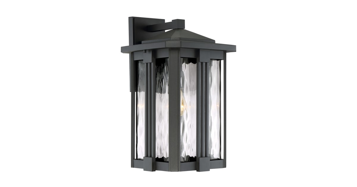 James Allan MVWS590ETBLK Dundy Single Light 18" Tall Outdoor Lantern ...
