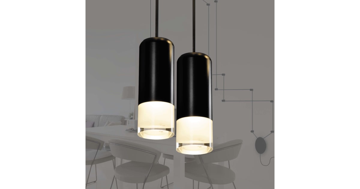 James Allan VP9881BL Harleem 2 Light 10" Wide LED Multi Light Pendant ...