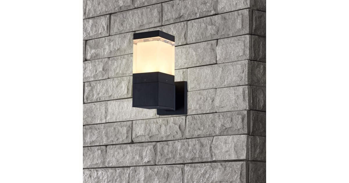 James Allan VWS1673MBK Rossi Single Light 10" Tall LED Outdoor Wall ...