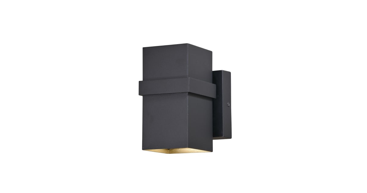 James Allan VXWS37583TBL Jonah 2 Light 7" Tall LED Outdoor Wall Sconce ...