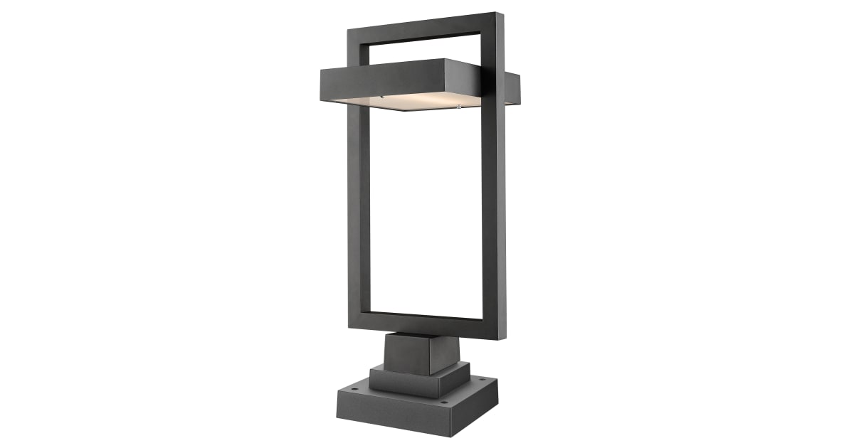 James Allan ZPL47810BK Roland 11" Tall LED Pier Mount Post Light ...