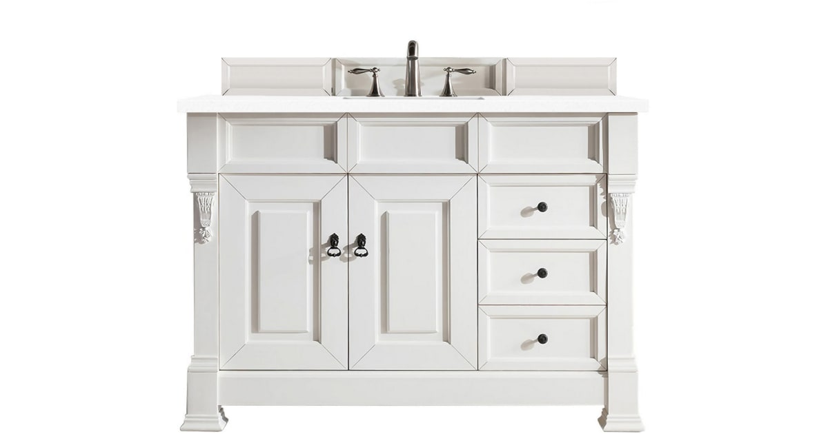 James Martin Vanities 147-V48-BW-3CLW Brookfield 48" Free Standing ...