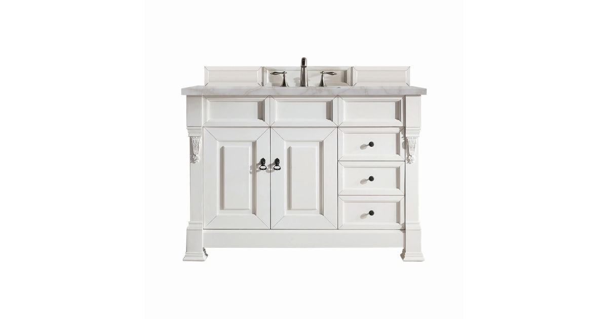 James Martin Vanities 147-V48-BW-3VSL Brookfield 48" Single Basin Wood ...