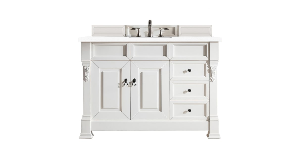 James Martin Vanities 147-V48-BW-3WZ Brookfield 48" Free Standing ...