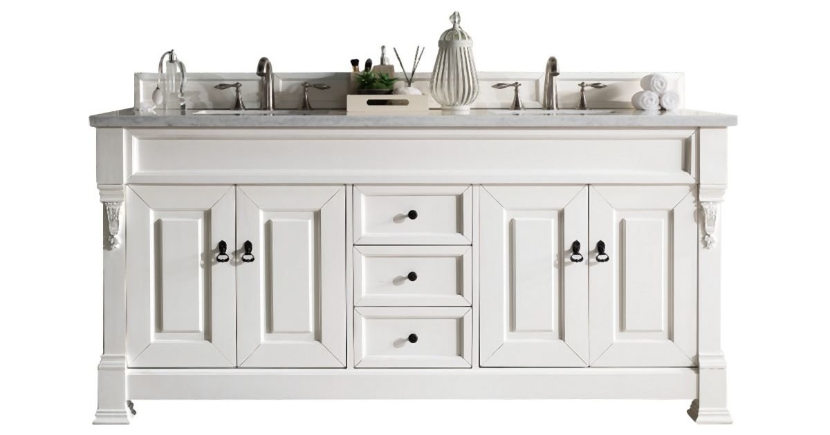 James Martin Vanities 147-V72-BW-3CAR Brookfield 72" Free Standing ...