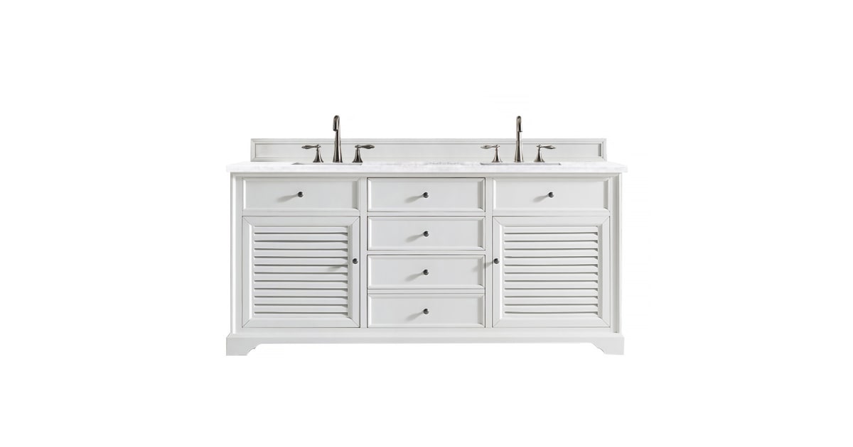 James Martin Vanities 238-104-V72-BW-3AF Savannah 72" Free Standing ...