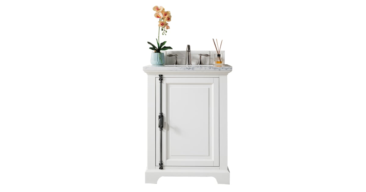 James Martin Vanities 238-105-V26-BW-3CAR Providence 26" Free Standing ...
