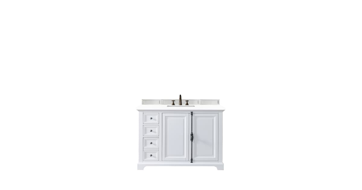 James Martin Vanities 238-105-V48-BW-3CLW Providence 48" Free Standing ...