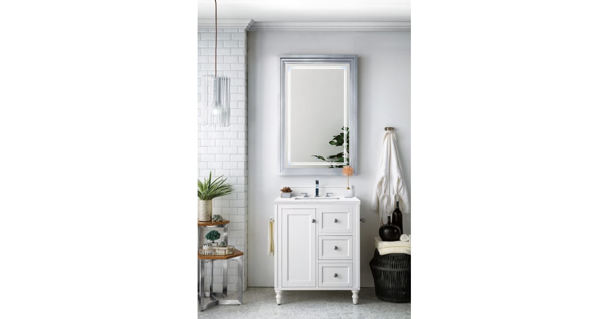 James Martin Vanities 301-V30-BW-3AF Copper Cove Encore 30" Single ...
