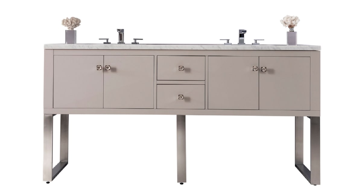 James Martin Vanities 311-V72-MTM-3GEX Westlake 72" Double Basin Wood ...