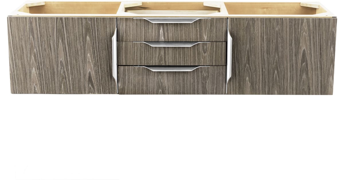 James Martin Vanities 389-V59D-AGR-A Mercer Island 59" Wall Mounted ...