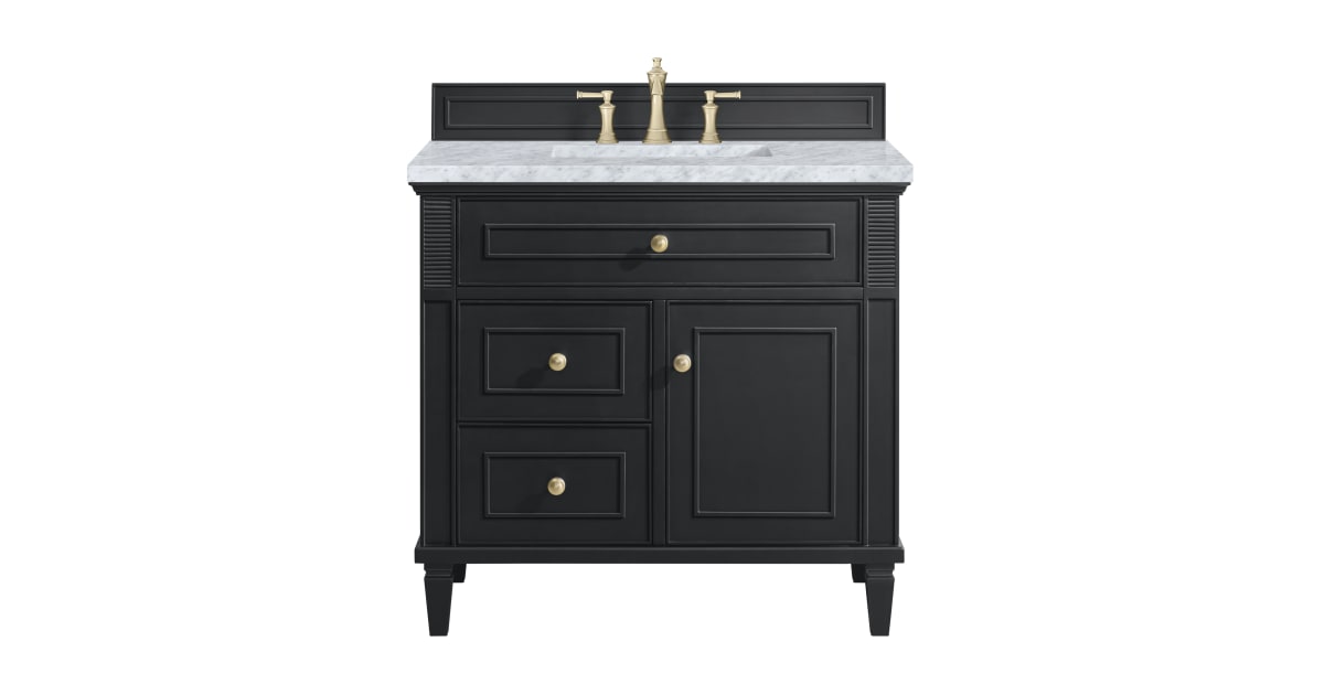 James Martin Vanities 424-V36-BKO-3CAR Lorelai 36" Single Basin Wood ...