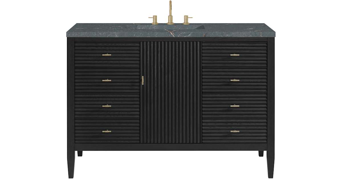 James Martin Vanities 485-V48-CBO-FPBL Myrrin 48" Free Standing Single ...