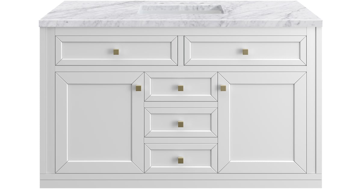 James Martin Vanities 503-V48-GW-3CAR Chicago 48" Free Standing Single ...