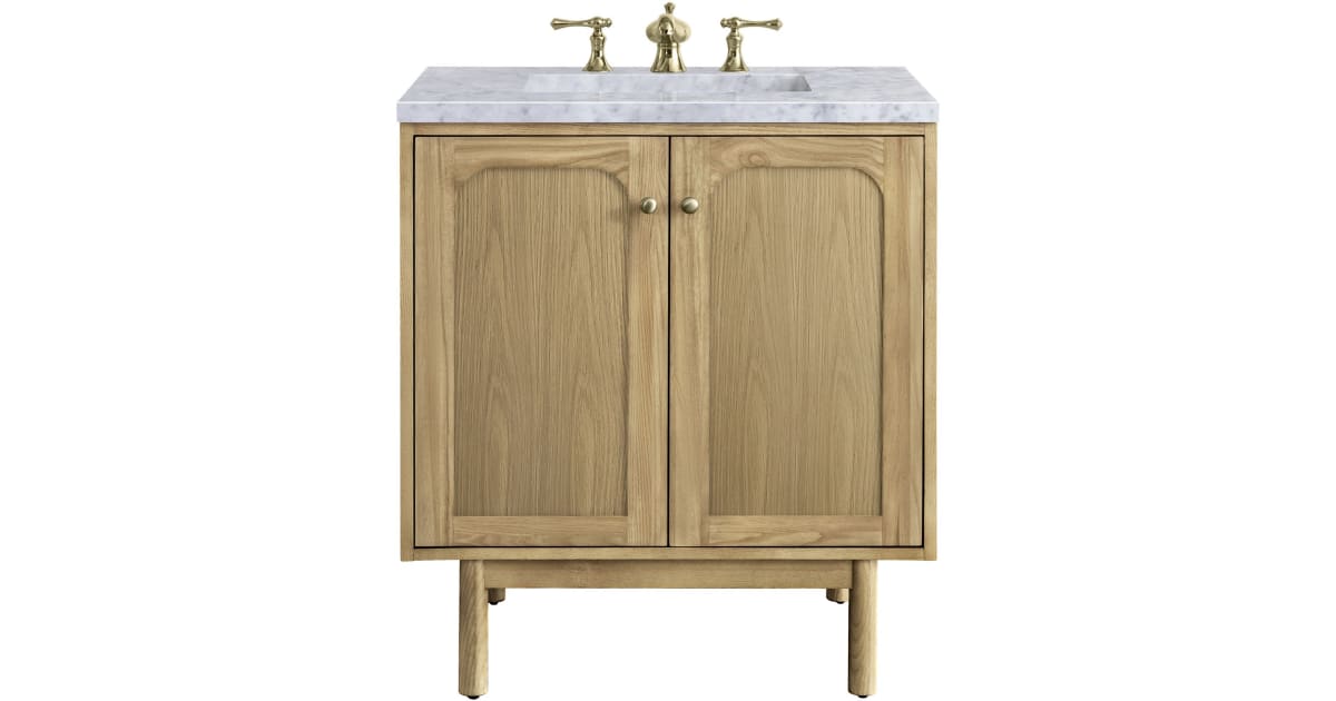 James Martin Vanities 545-V30-LNO-3CAR Laurent 30" Single Basin Poplar ...