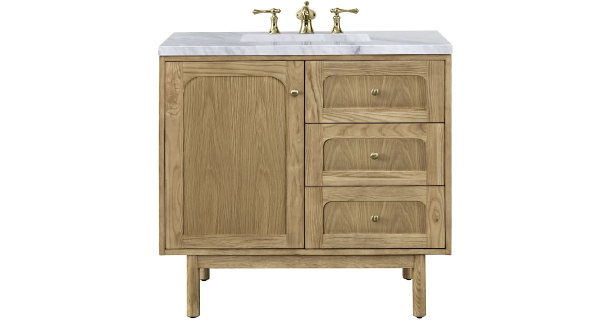 James Martin Vanities 545-V36-LNO-3CAR Laurent 36" Free Standing or ...