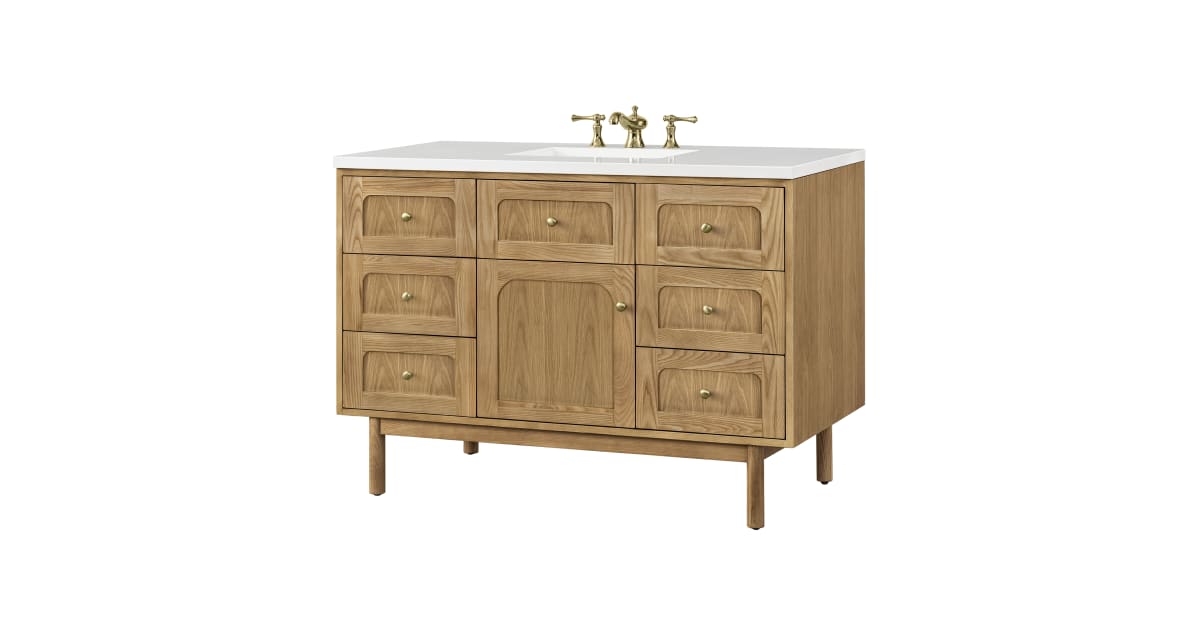 James Martin Vanities 545-V48-LNO-3WZ Laurent 48" Single Basin Wood ...