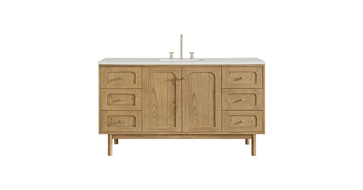 James Martin Vanities 545-V60S-LNO-3LDL Laurent 60" Free Standing ...