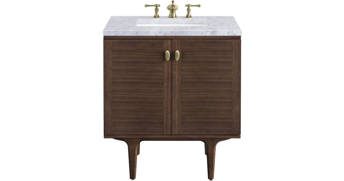 James Martin Vanities 670-V30-WLT-3CAR Amberly 30" Free Standing or ...