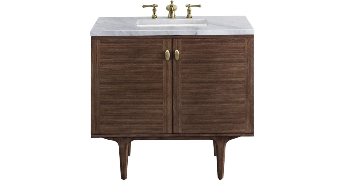 James Martin Vanities 670-V36-WLT-3CAR Amberly 36" Free Standing or ...