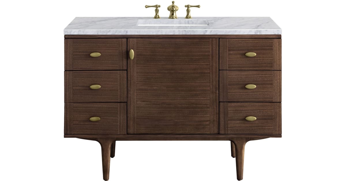 James Martin Vanities 670-V48-WLT-3CAR Amberly 48" Free Standing or ...